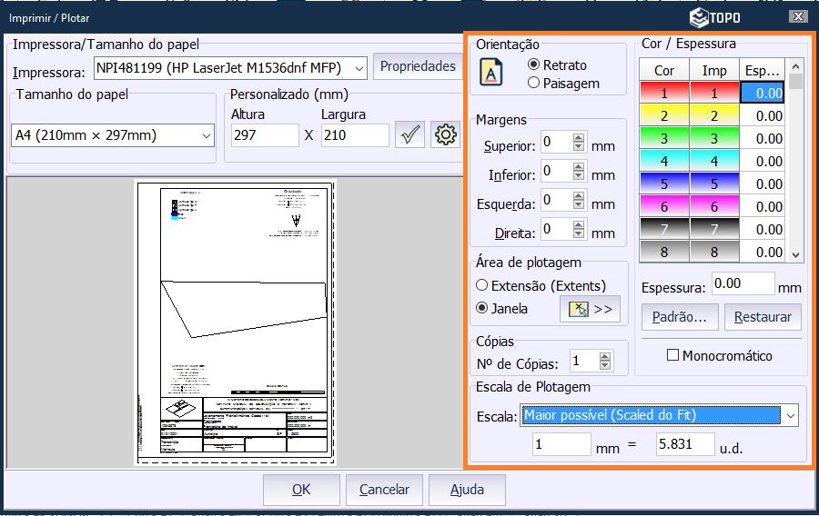 Desenhos: Plotar – Materiais de Suporte Técnico