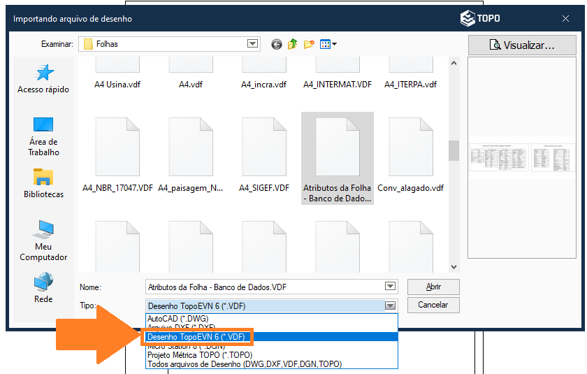 Atributo de malha de coordenadas na planta individual de lotes ...