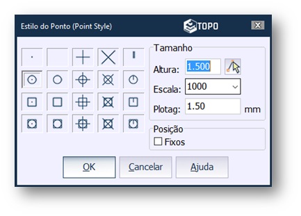 Estilo do ponto (PointStyle) – Materiais de Suporte Técnico