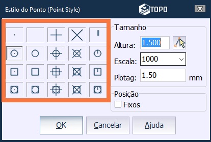 Estilo do ponto (PointStyle) – Materiais de Suporte Técnico